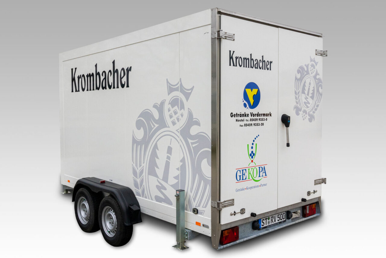 Kühlanhänger Krombacher 3,5t 500 | Getränke Vordermark
